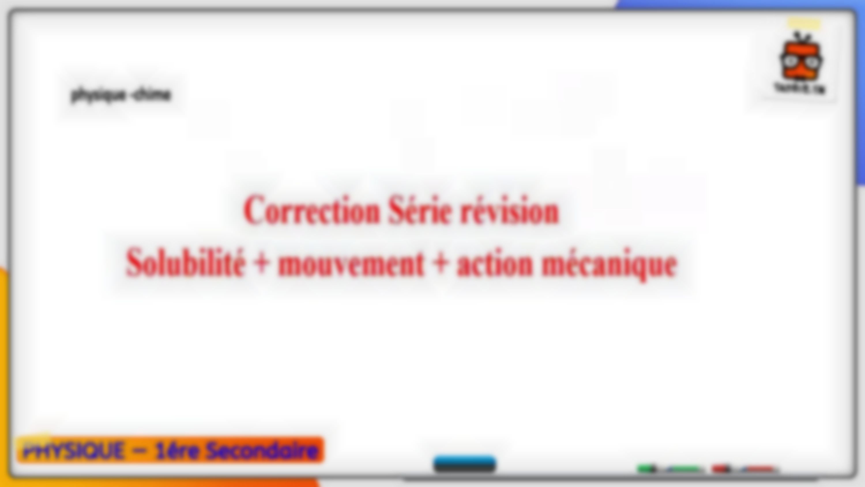 ≡ Le circuit électrique — 1ᴱ̀ᴿᴱ année ( Physique ) — Tadris.TN ⚡ ...