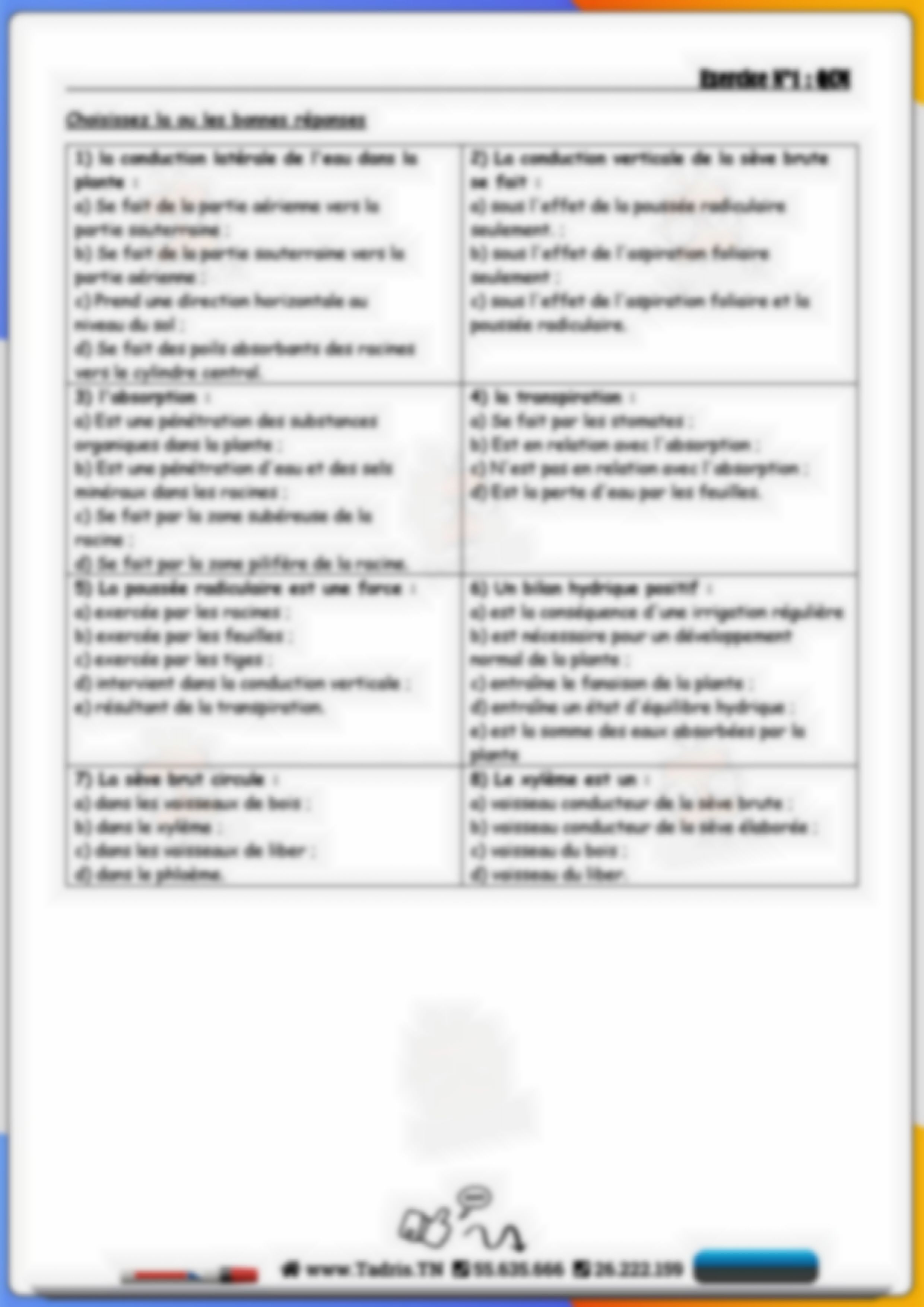 ≡ 2. Conduction verticale – IV La conduction de l'eau dans la plante ...