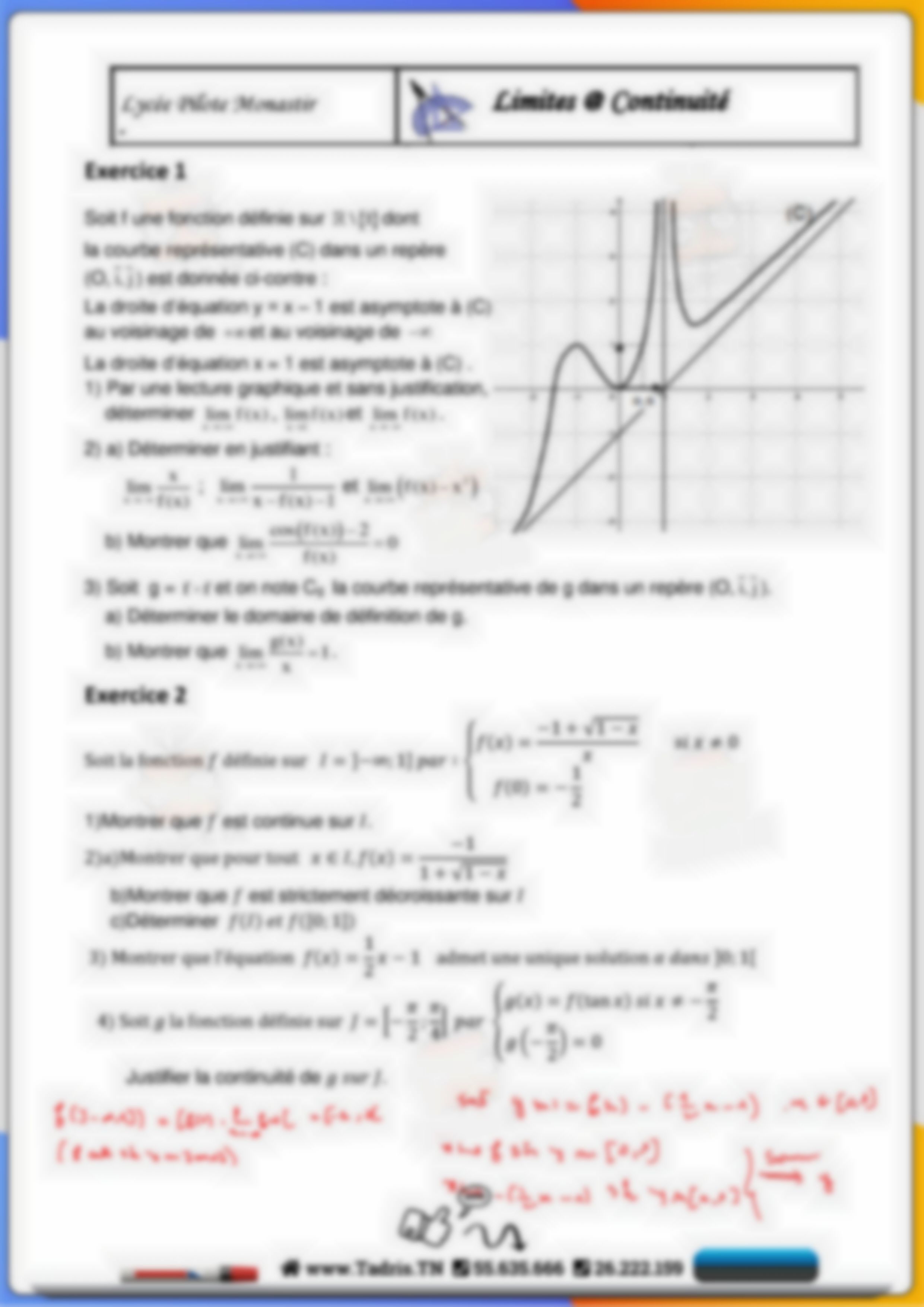 ≡ Définition de l’intégrale d'une fonction continue — Bac Math ...