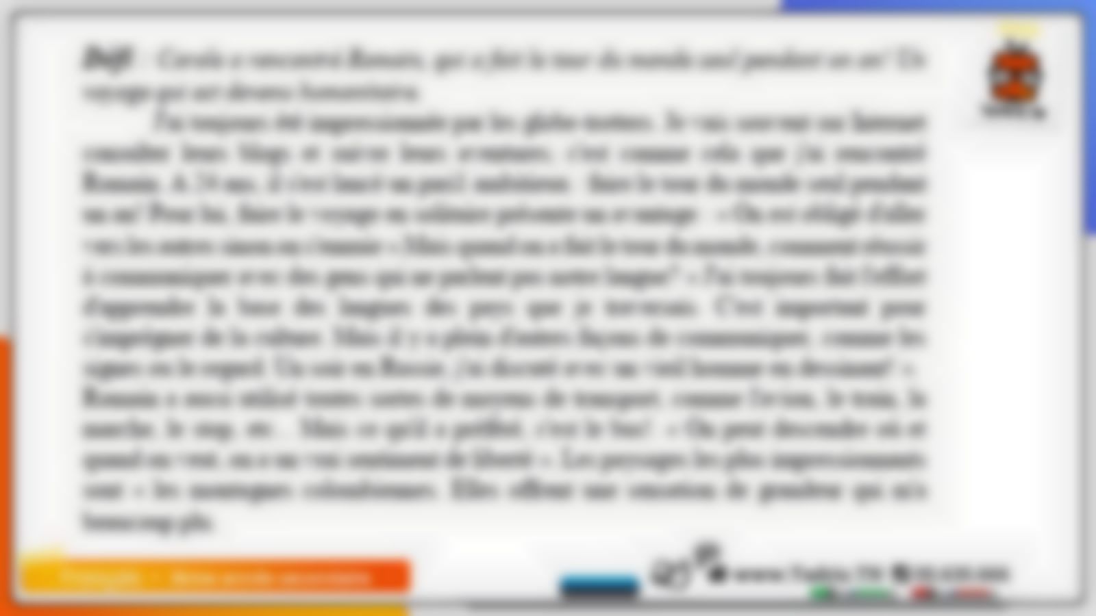 ≡ Enregistrement–2022—2023 – août — 3ᴱ̀ᴹᴱ Sc.expérimentales ( Français ...