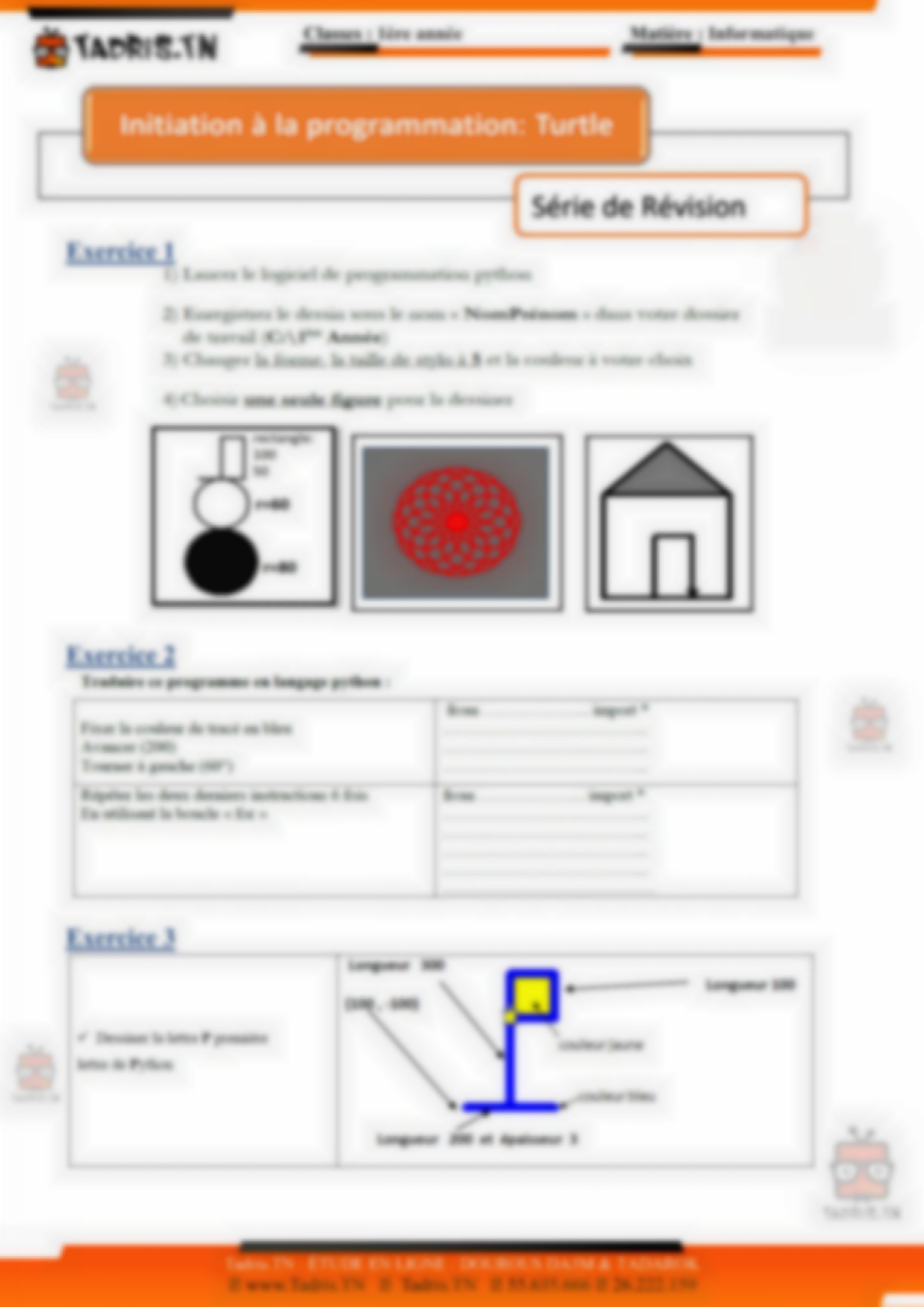 ≡ Initiation à la programmation Python — 1ère année ( Informatique ...